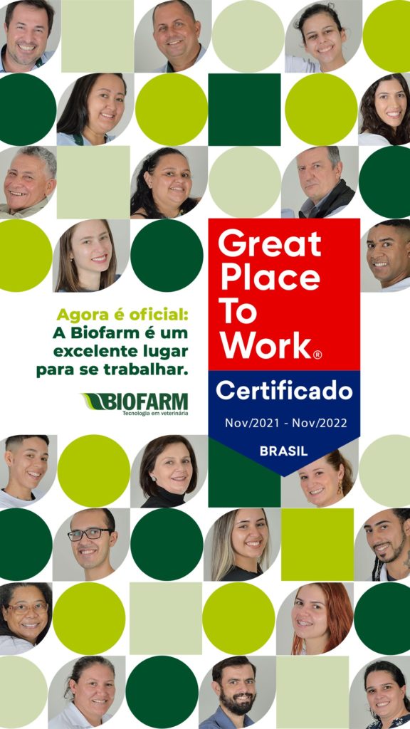 Biofarm conquista o selo internacional GPTW - Biofarm